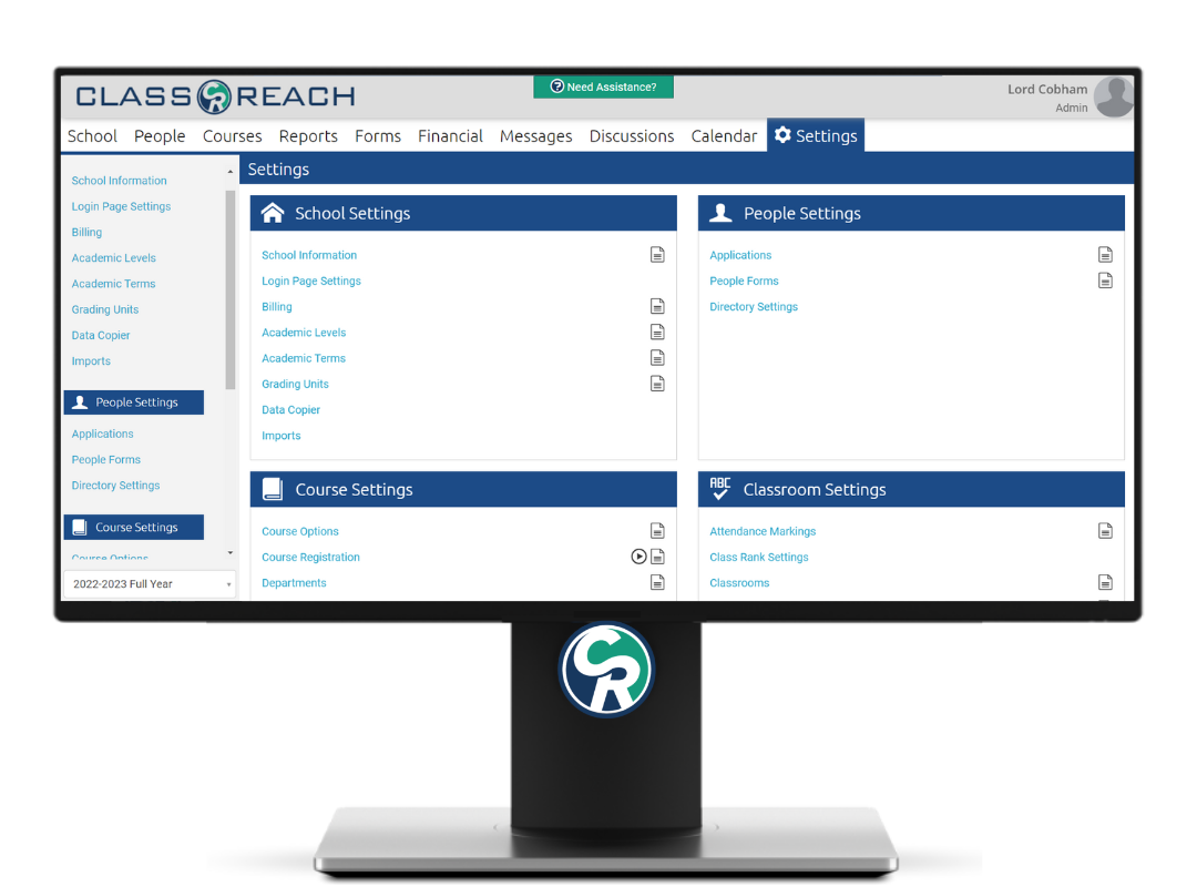School Management Software with Single User Login