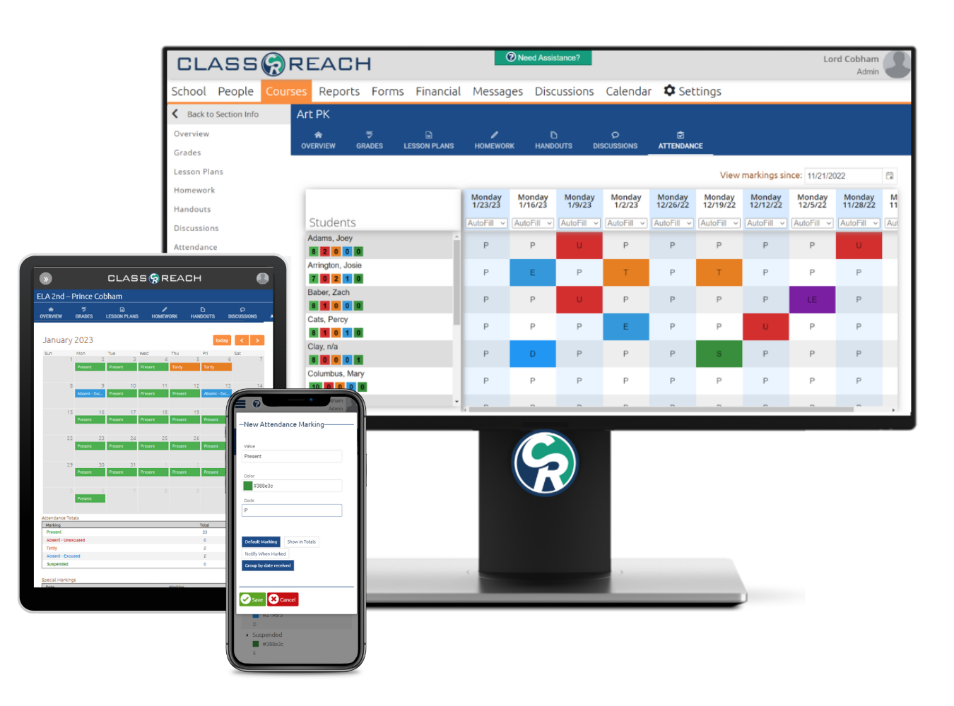 Attendance Tracking - Online Student Attendance System for Schools