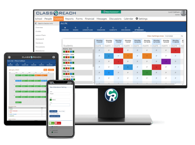 Attendance Tracking - Online Student Attendance System for Schools