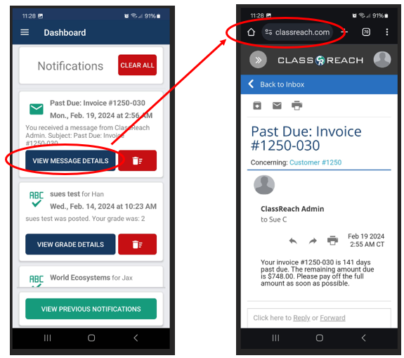 ClassReach Mobile App
