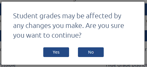 Creating/Editing Gradebook Settings
