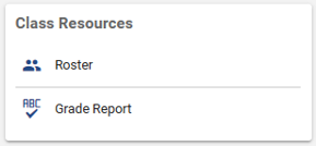 Viewing Student Class Information