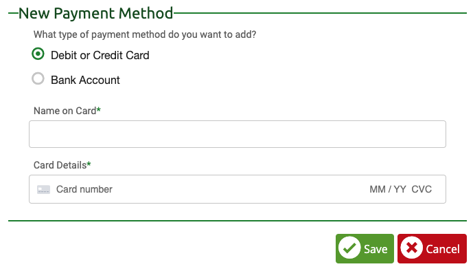 How to Add a Payment Method - Credit Card